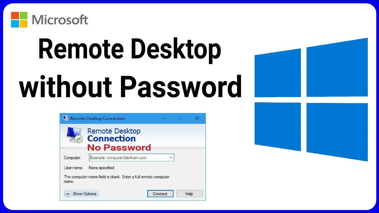 設置遠端桌面空白密碼 Remote Desktop blank password - MilkxDev